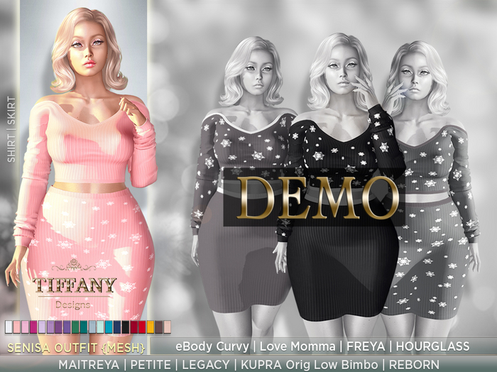 Second Life Marketplace Td Senisa Outfit [mesh} Demo
